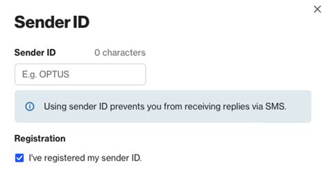 sender ids ortto help