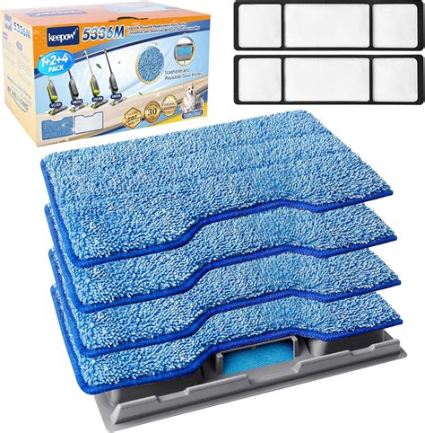 Keepow Reusable Vacmop Replacement Pads Compatible With