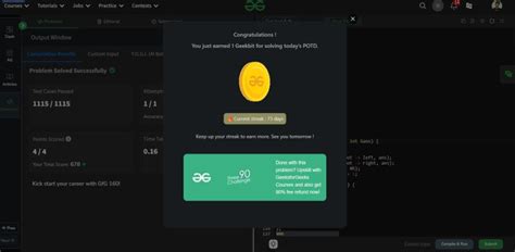 Geekstreak2024 Potd Dsa Gfg160 Problemsolving Patra Kirsani