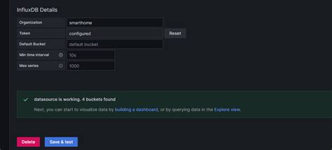 Influxdb Grafana Keine Verbindung Status Code 401
