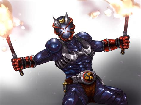 Kamen Rider Hibiki Kamen Rider And 1 More Drawn By Denji Mugitomato Danbooru