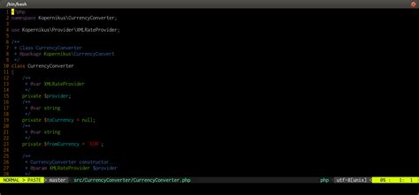 Vimrc How Do I Configure The Vim Airline Plugin To Look Like Its Own Project Screenshot Vi