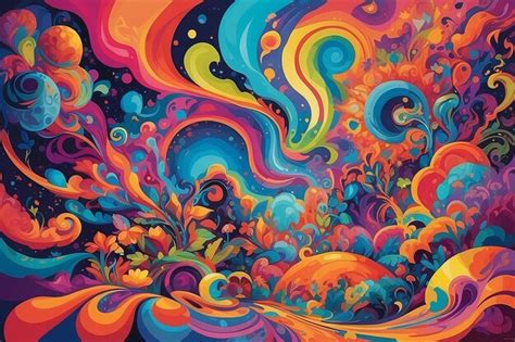 Premium Photo Technicolor Dream