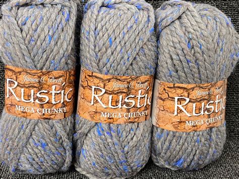 James C Brett Rustic Mega Super Chunky Wool Yarn 100g Various Colours Fabric Shack Malmesbury