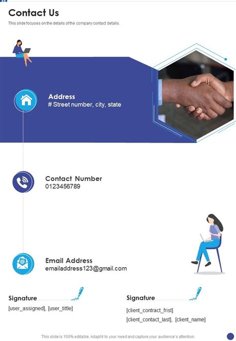 Information Technology Outsourcing Services Contact Us One Pager Sample Example Document
