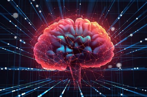 Premium Ai Image Neural Network Of Neurons In The Brain Artificial