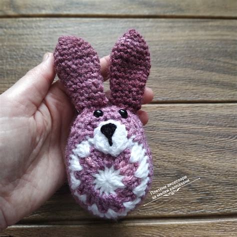 Плетено великденско зайче яйце Handmasters Bg