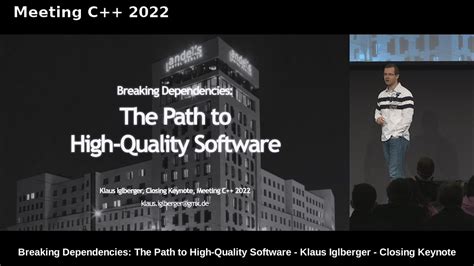 Breaking Dependencies The Path To High Quality Software Klaus