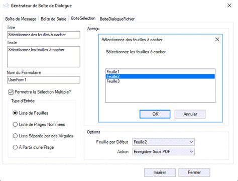 VBA Code Generator FR Automate Excel