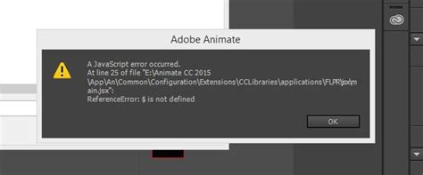 A Javascript Error Occurred Adobe Community 8922592