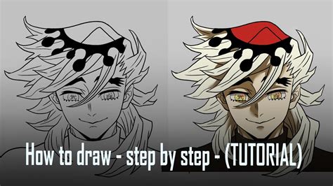 How To Draw DOUMA Demon Slayer Tutorial Step By Step YouTube