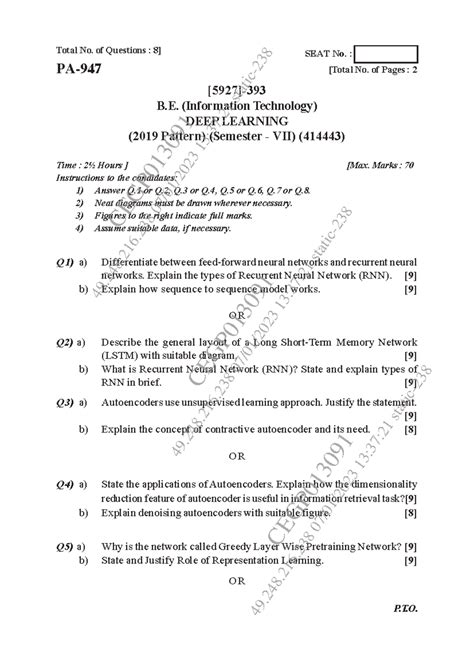 nov dec 2022 sppu b e engineering it question paper total no of