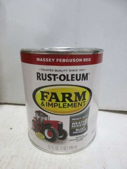 6 Rust Oleum Massey Ferguson Red Heavy Duty Weather Resistant Rust Prevention Paint New