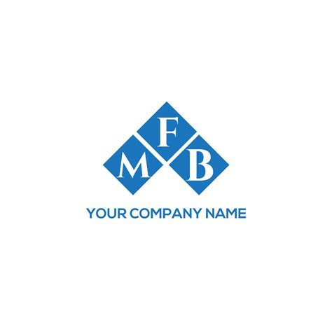Mfb Letter Logo Design On White Background Mfb Creative Initials Letter Logo Concept Mfb