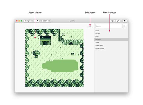 The Project Editor GB Studio