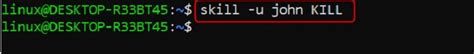 Skill Command In Linux