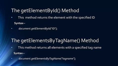 Document Object Model Dom Pptx Web Development Internet