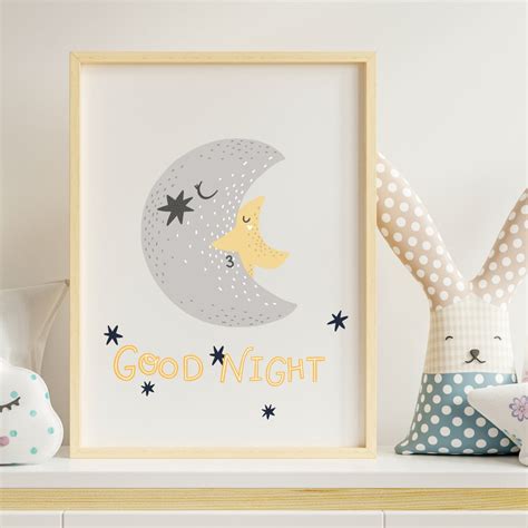 Goodnight Moon Nursery Decor Etsy