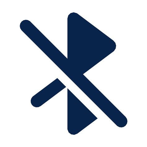 Bluetooth Off Vector SVG Icon SVG Repo