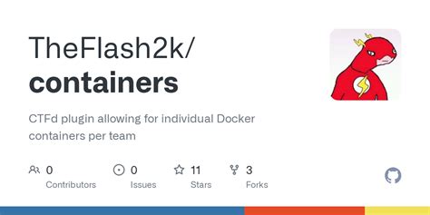 GitHub TheFlash K Containers CTFd Plugin Allowing For Individual Docker Containers Per Team