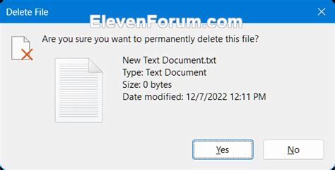 Enable Or Disable Permanently Delete Instead Of Recycle Bin In Windows 11 Windows 11 Forum