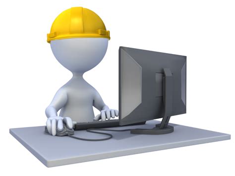 Человечек в каске для презентации Фото подборки