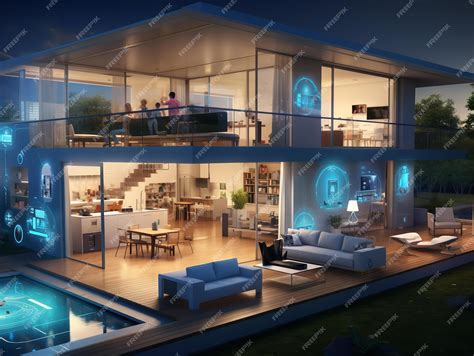 premium photo seamless smart home automation ai generated