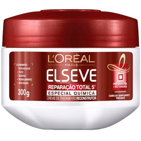 Creme De Tratamento Elseve Reparação Total 5 Química 300g Destro