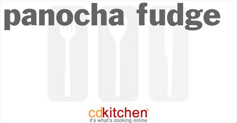 Panocha Fudge Recipe