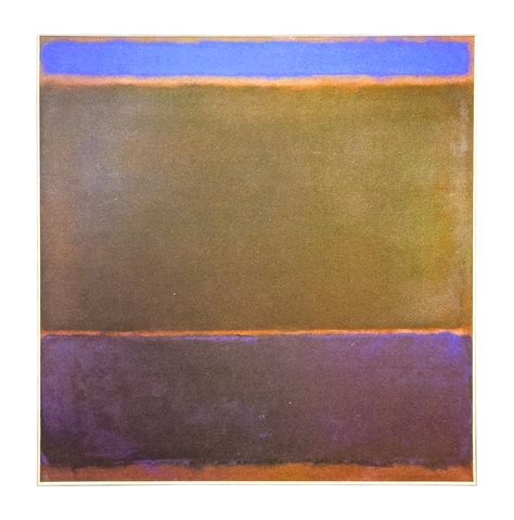 After Mark Rothko Abstract Expressionist Color Plate Lithograph