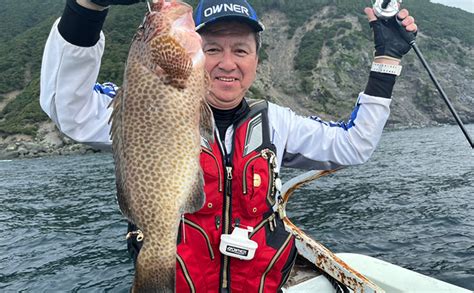 船でのロックフィッシュゲーム釣行で良型アカハタにオオモンハタ【大分】 Tsurinews Part 2