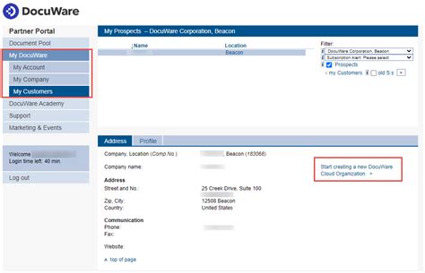 Docuware Cloud Docuware Cloud Quick Guide · Docuware Support Portal