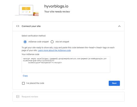 How To Add Google AdSense To Hyvor Blogs