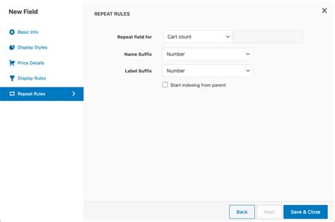 how to create repeat rules for woocommerce checkout fields themehigh