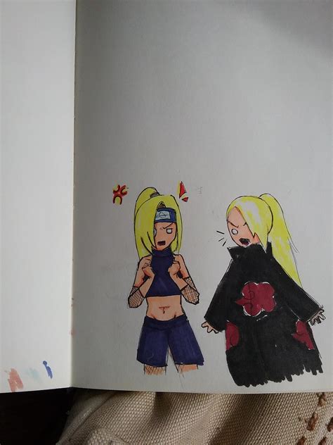 Deidara And Ino Doodle Whilst Rewatching Shippuuden Rnaruto