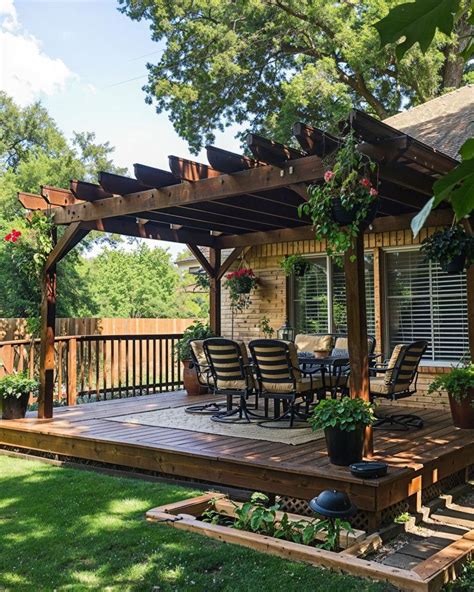 50 Deck Ideas With Gazebos And Pergolas In 2024 Backyard Gazebo Backyard Renovations Diy