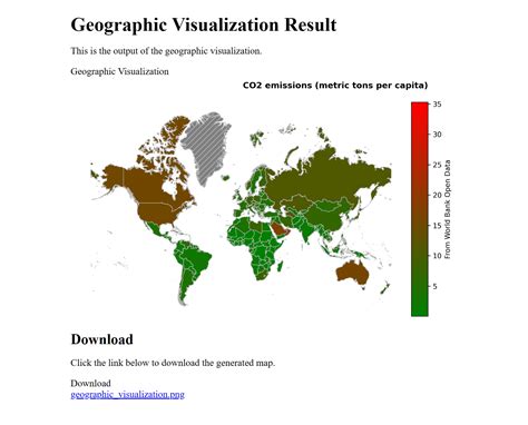 Visualizing Geographic Data A Guide To Using World Bank Open Data