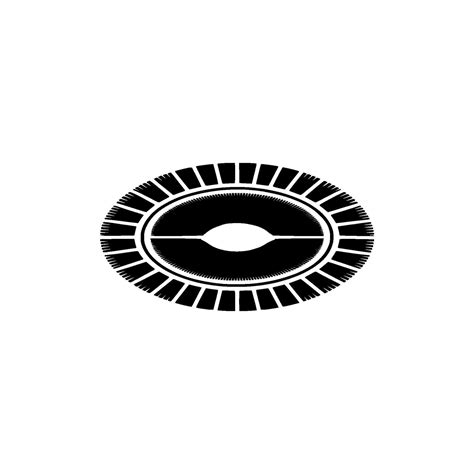 Abstract Eye Geometric Illustration Of Light And Form On White