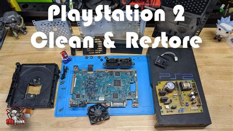 Very Dirty PlayStation PS Teardown Restore Retro Console Repair TRU Fixes