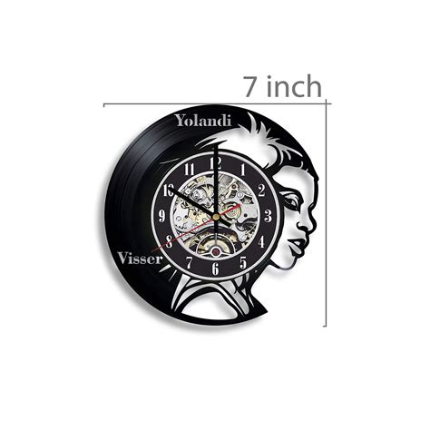 Buy Yolandi Visser Vinyl Record Wall Clock Yolandi Visser Singer Die
