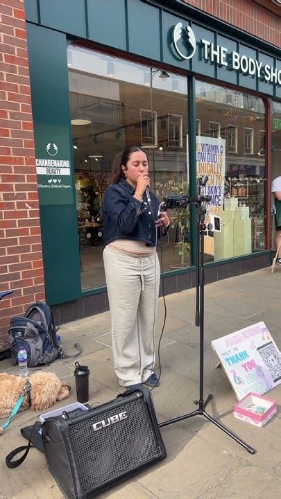 Busking In Canterbury ☀️💐 Adele Oneandonly Singing Cover Youtube