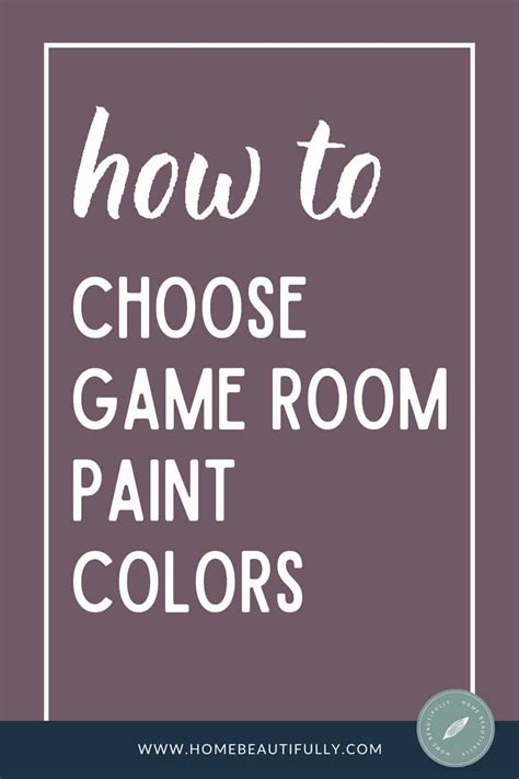 Awesome Game Room Colors How To Pick The Best Color Scheme