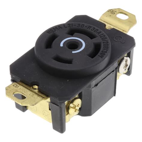 L2130r Pass And Seymour L2130r Turnlok Single Locking Receptacle 30a