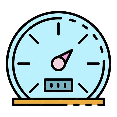 Premium Vector Car Speedometer Icon Outline Car Speedometer Vector