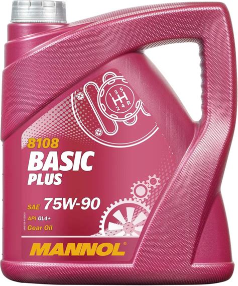 MANNOL Extra Getriebeoel 75W-90 API GL 4/GL 5 LS, 4 Liter : Amazon.de ...