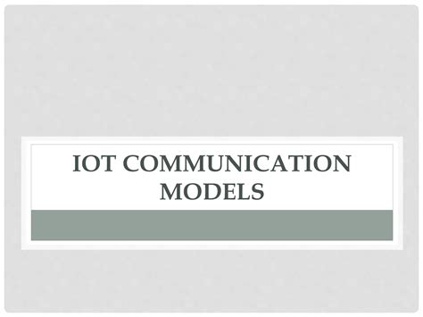 Iot Logical Design Pptx