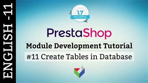 En011 Create Table Using Module Prestashop Module Tutorial English