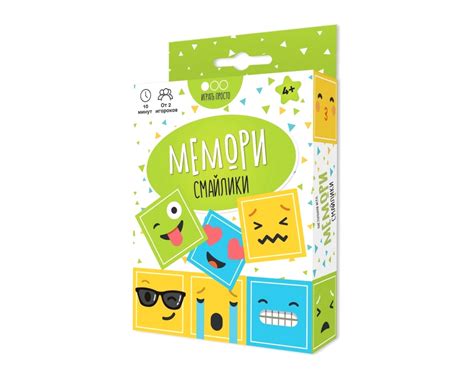 Настольная игра Мемори: Смайлики купить в в магазине Знаем Играем по ...