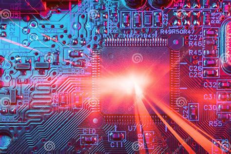 Ultra High Speed Data Digital Microprocessor Computer Nano Chip On Circuit Board Technology