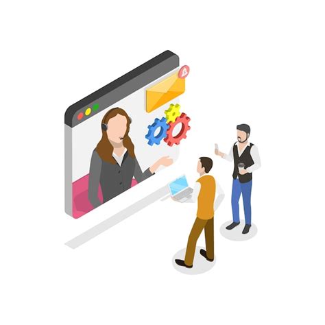 Premium Vector D Isometric Flat Illustration Of Software Development